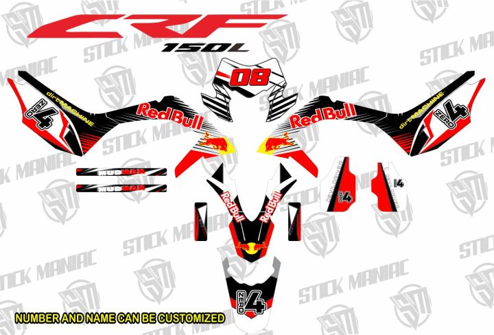 Honda crf 150L full body decals | Lazada PH