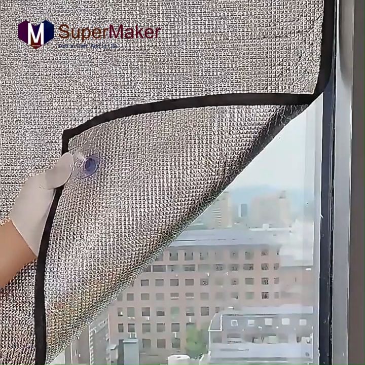 7mm Window Cover for sunlight Waterproof Window insulation sun blackout ...