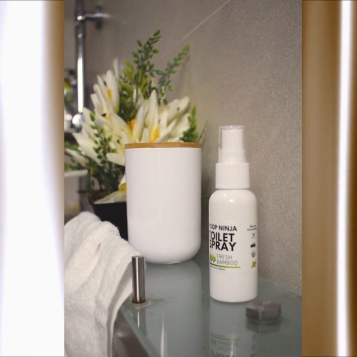 50ML Poop Spray Odor Buster - Poop Ninja Poo Spray Toilet Deodorizer ...
