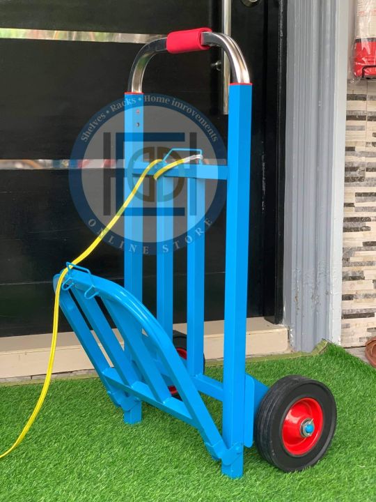 TROLLEY/CART BLACK/ BLUE | HEAVY DUTY push cart trolley | Shopping ...