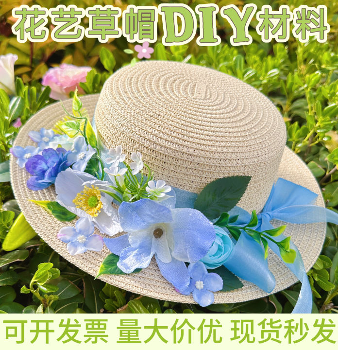 Handmade DIY Material Kit Sunshade Hat Photography Prop for Team ...