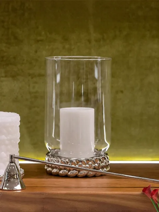 ชุดเทียนแบบบาบิโลเนียเคลือบเงิน | Lazada.co.th