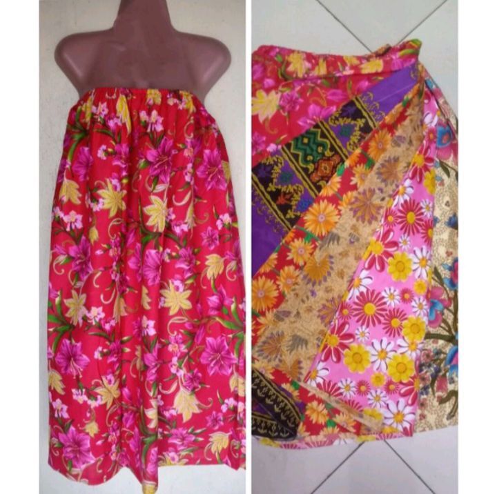 Saya/Skirt Cotton for adult(L,XL)Pambahay,Pantulog,Panligo | Lazada PH