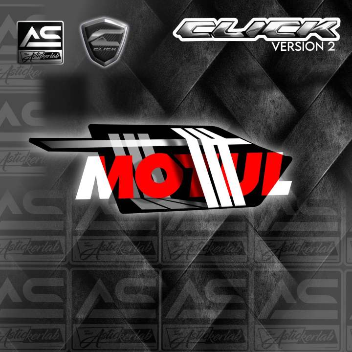 HONDA CLICK V2 SIDE COVER STICKER PRINTED LAMINATED | Lazada PH