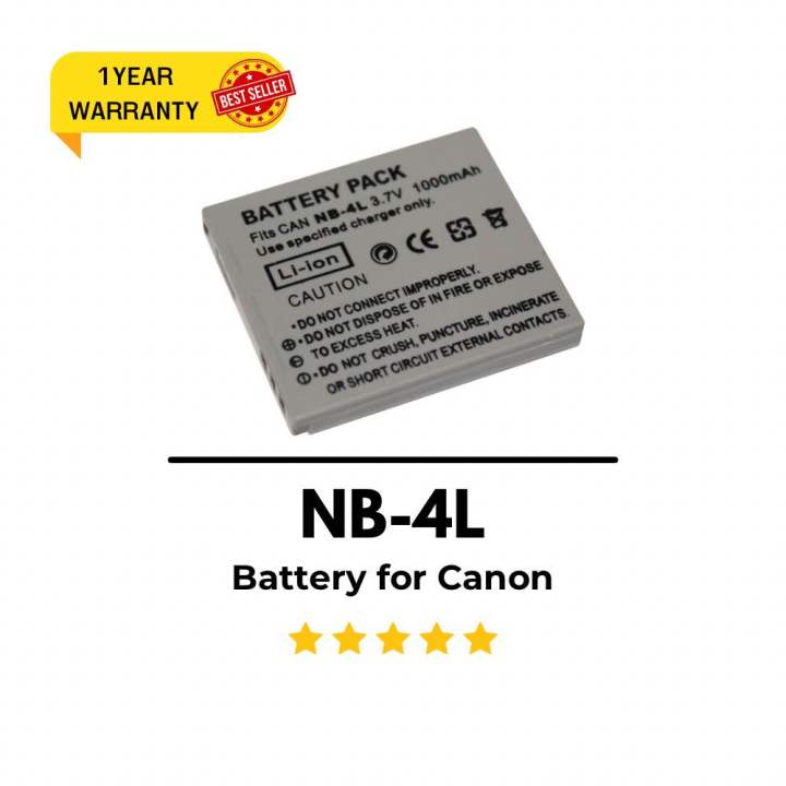 NB-4L Battery for Cannon | Lazada.co.th