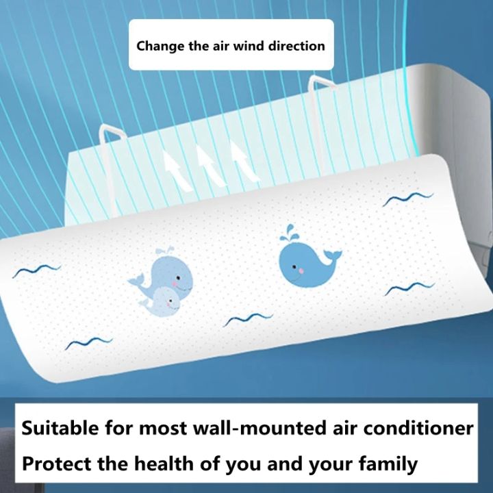 Air Conditioner Wind Deflector Adjustable Air Windshield Cooled Baffle ...