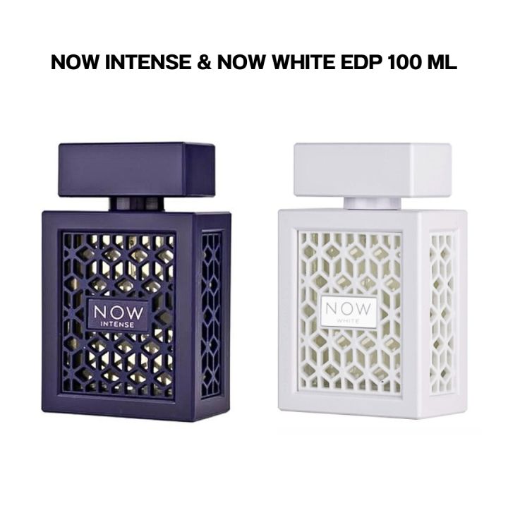น้ำหอมนำเข้าจากดูไบฯ | Now Intense & Now White Rave EDP 100ml Original ...