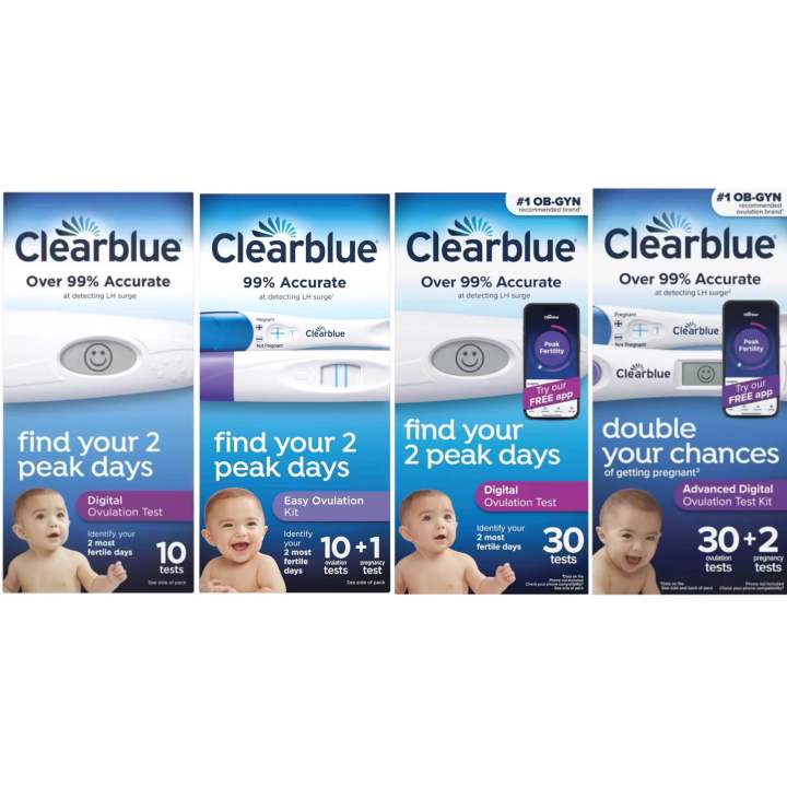 Clearblue Advanced Digital Ovulation Test and Pregnancy Tests 10 10+1 ...