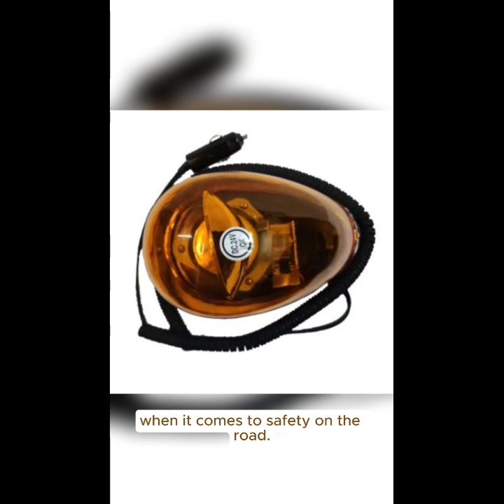 Revolving Light, Warning Light (Rotary Beacon) 24VDC Yellow, Rotary ...
