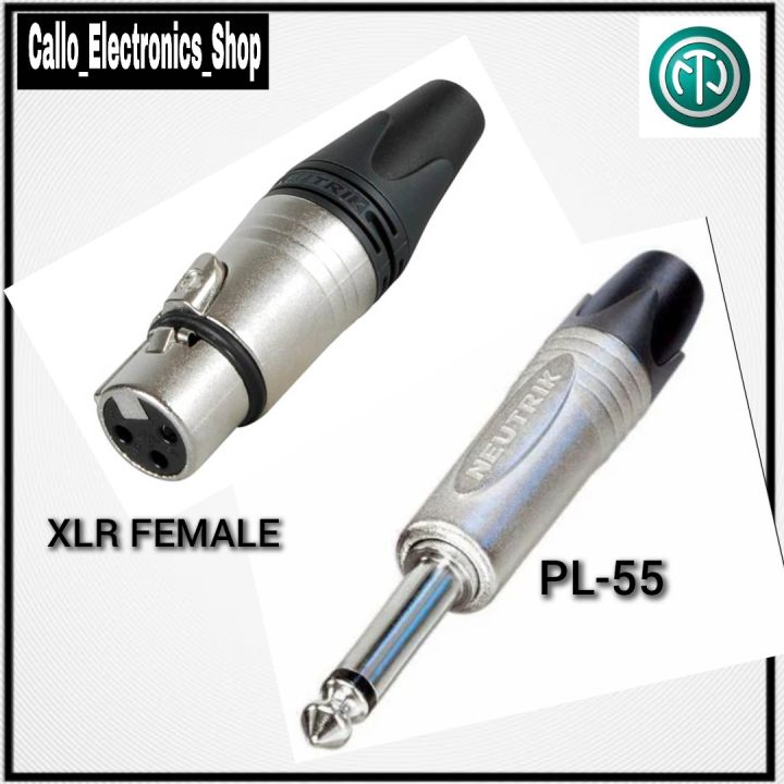 Female XLR and PL-55 Connector/NEUTRIK | Lazada PH