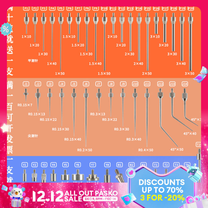 Dial Indicator Flat Measuring Head Probe Tip Measuring Head Dial Gauge ...