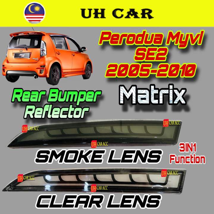 (MATRIX) Perodua Myvi SE2 2004-2010 Rear Bumper Reflector Light Lamp ...