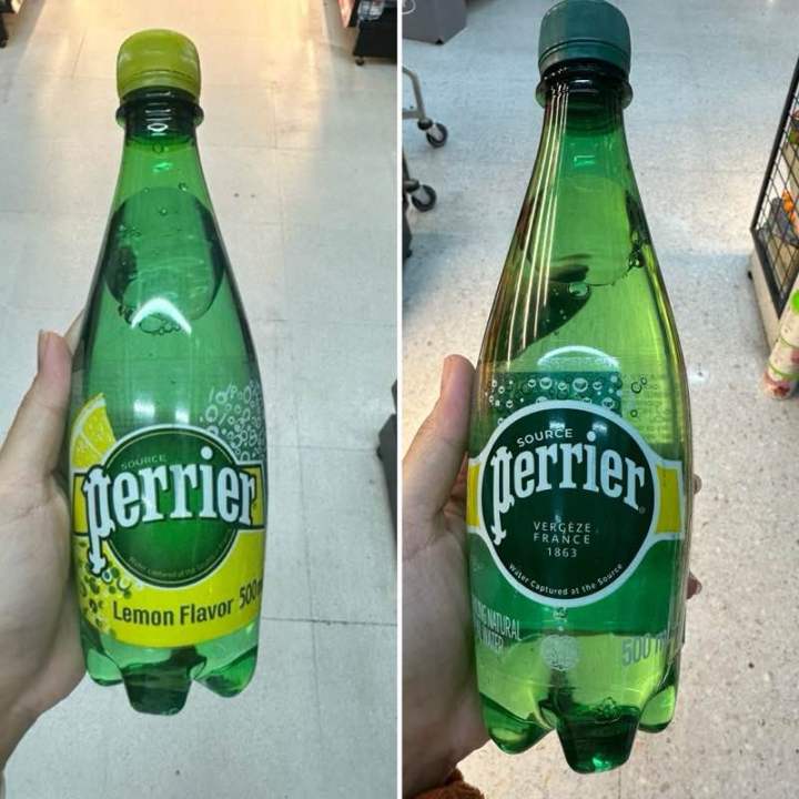Perrier ( Lemon Flavored Beverage With Carbonated ) 500 Ml. เปอริเอ้ ...