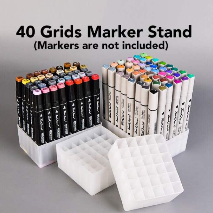 40 Grids Marker Stand / Marker Organizer | Lazada PH