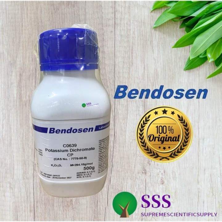 🔥[Ready stock]🔥Potassium Dichromate CP,Bendosen 500gram | Lazada