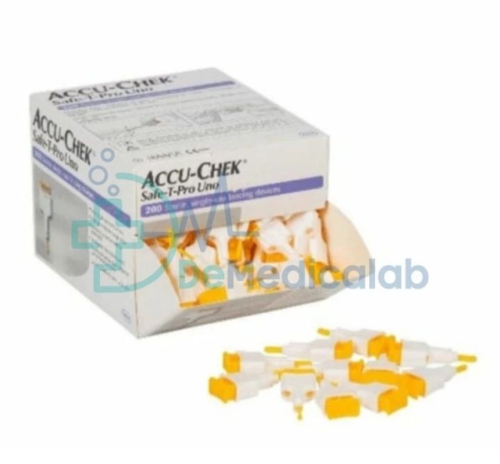 Accucheck Safe T Pro Uno Lancet Jarum Softclick Accu Check | Lazada ...