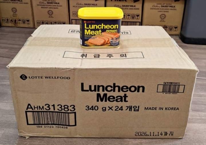 lotte ok luncheon meat 340 grams (24 pcs/box) | Lazada PH