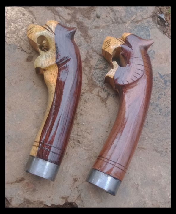 GAGANG SIAP PASANG KAYU SNOKELING GAGANG GOLOK UKIR SINGA | Lazada ...