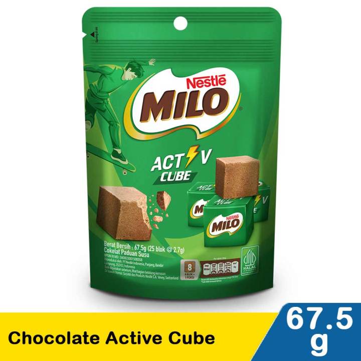 Nestle Active Cube | Milo Candy Cube - 1 Dus 20 pack | Lazada Indonesia