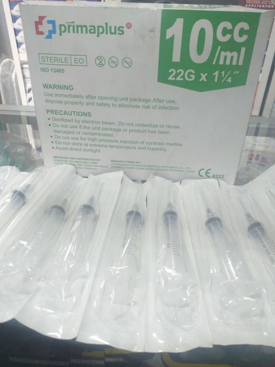 SYRINGE 10CC PRIMAPLUS 100 PCS | Lazada PH