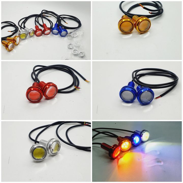 0LAMPU MATA ELANG EAGLE EYES LED COB KEDIP DAN DIAM LAMPU HIAS | Lazada ...