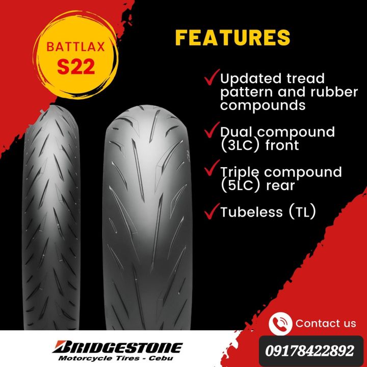 BRIDGESTONE BATTLAX S22 HYPERSPORTS | Lazada PH