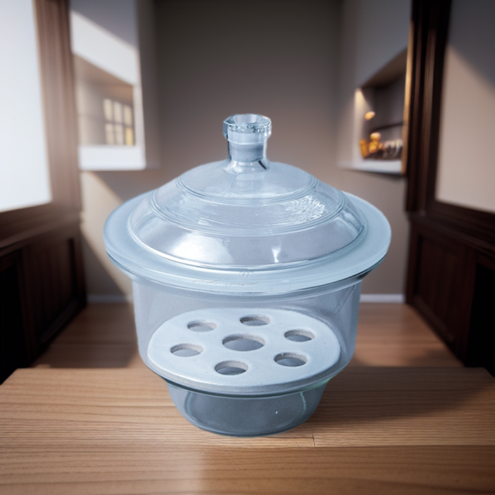 Desiccator Jar clear glass with porcelain plate | Lazada PH