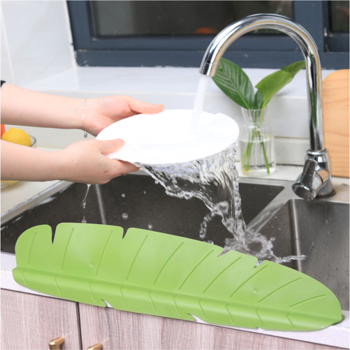 Kitchen Sink Splash Guard Board Countertop Vegetable Washing Water ...