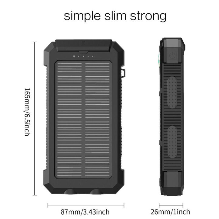 Solar Energy Powerbank 50000Mah Portable Solar Power Bank Fast Charger ...