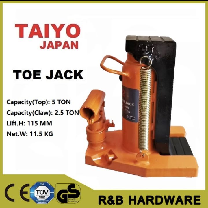 HYDRAULIC TOE JACK 5 TONS CLAW JACK TAIYO JAPAN | Lazada PH
