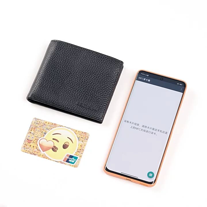 BANYANU RFID Protection Original Cowhide Genuine Leather Wallet Men ...