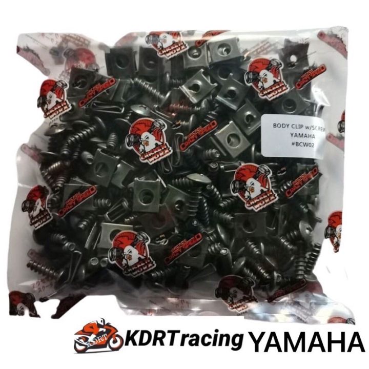 BODY CLIP W/SCREW SET ORIG TYPE 6mm yamaha CHICKEN WORK | Lazada PH