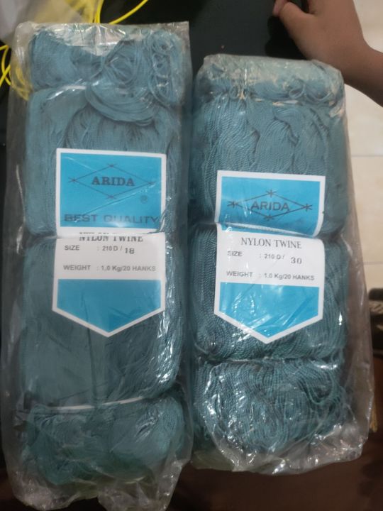 benang nilon biru arida benang jahit jaring | Lazada Indonesia
