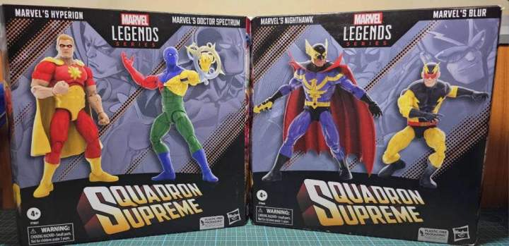 Marvel Legends 6" Squadron Supreme Nighthawk Blur Hyperion Doctor ...