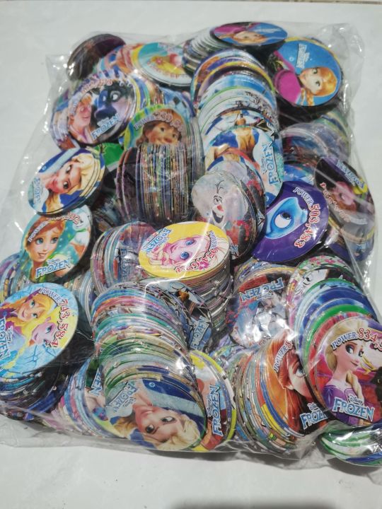 Pogs 1kg. Assorted Cartoon Characters | Lazada PH