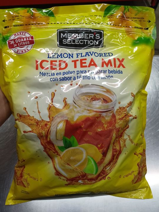 Member's Selection Lemon Flavored Iced Tea Mix 3kg | Lazada PH