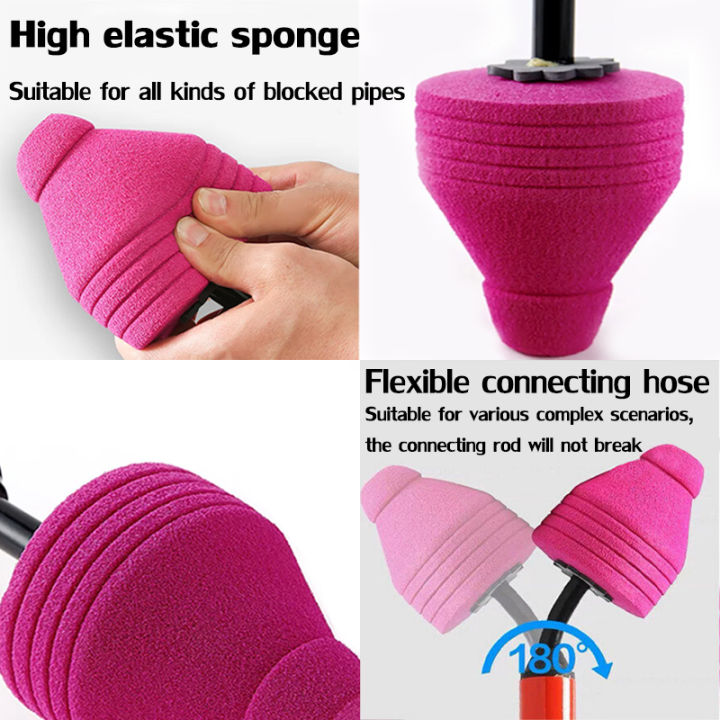 Unclogs in 3 seconds🚽Toilet plunger high pressure air blaster toilet ...