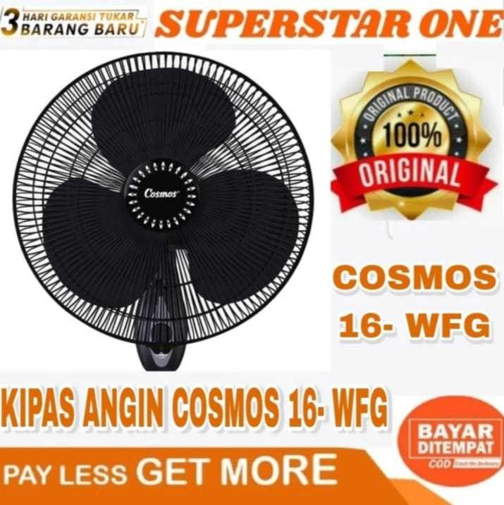 Wall Fan COSMOS 16-WFG Spesifikasi : - Ukuran 16 Inch - Daya Listrik ...