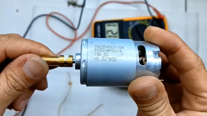 Dinamo DC RS555 dc 21v/ Motor Dinamo DC 21V rs 555 high torque Untuk ...