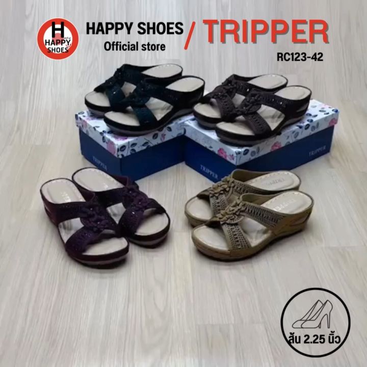 [🥇ทริปเปอแท้100%🔢ไซส์ 35-40👠ส้น 2.25 นิ้ว] TRIPPER รองเท้าเพื่อสุขภาพ ...