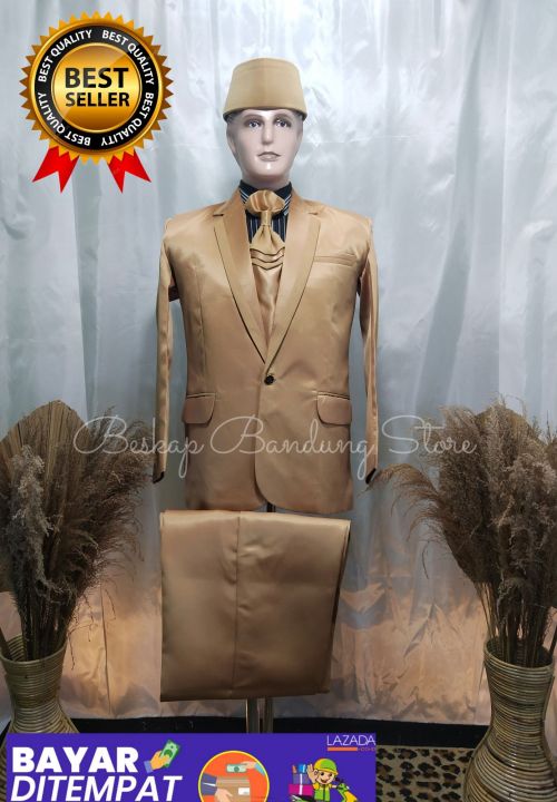 Jas pengantin pria wedding resepsi pernikahan . satu set jas celana ...
