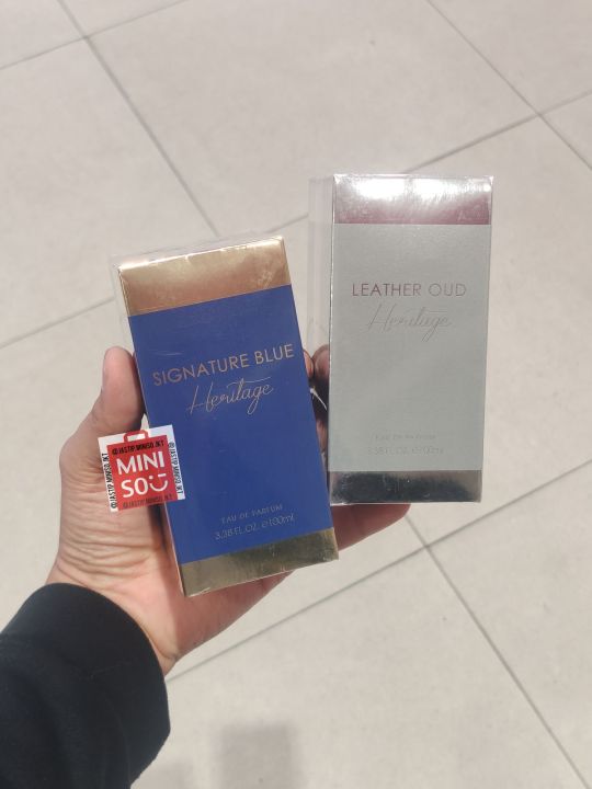 MINISO 🆕 Parfum Cowok HERITAGE EDP Series (100ml) SIGNATURE BLUE ...