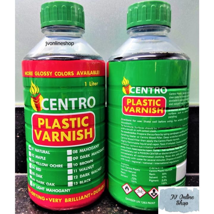 CENTRO Plastic Varnish 1 Liter | Lazada PH