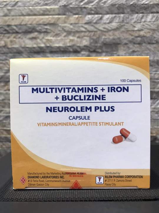 NEUROLEM PLUS (Multivitamins) 100 Capsules | Lazada PH