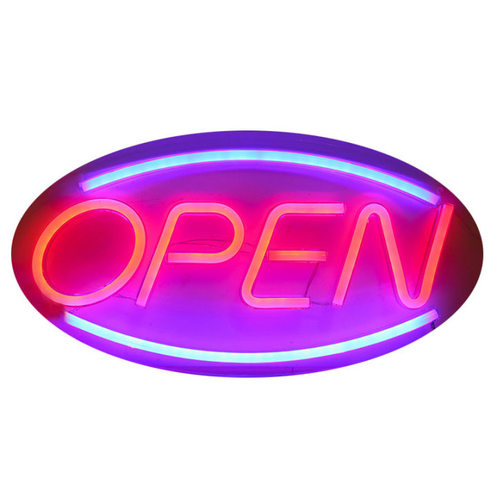 Open Signage Led Light Decorative Wall Hanging Neon Open Sign Light for ...