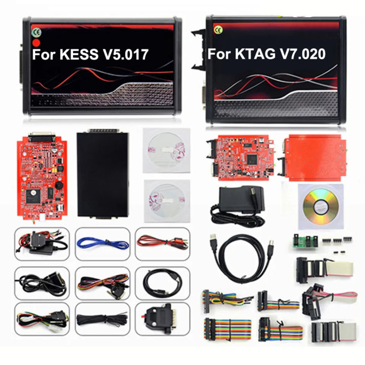 EU Version For Kess V2 V5.017 OBD2 V7.020 For KTAG Firmware Car Trucks ...