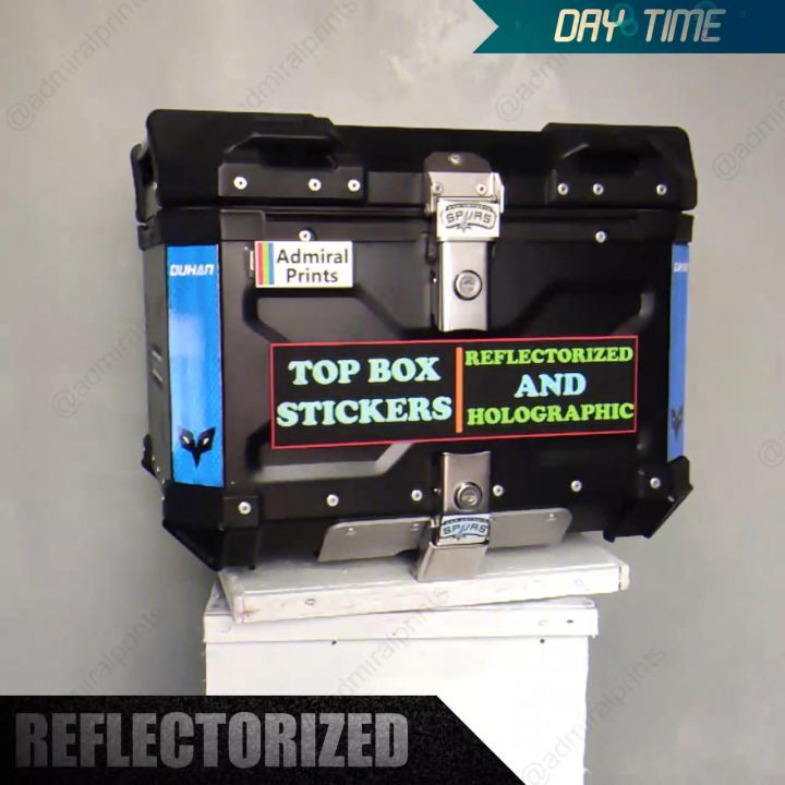 Alloy Top Box Sticker Waterproof Duhan Classic Edition (REFLECTORIZED ...
