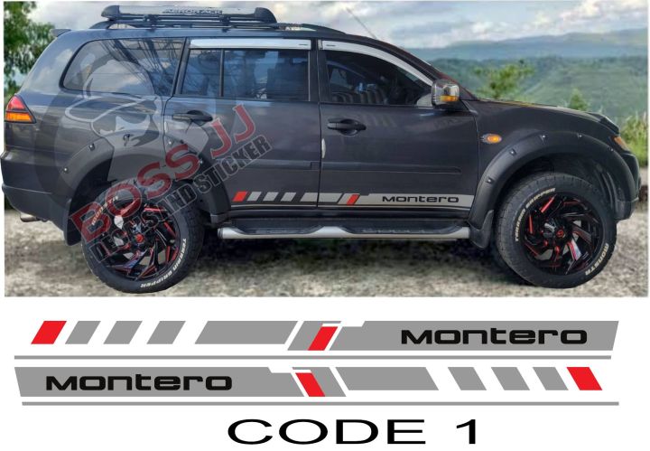 mitsubishi montero car sticker decals | Lazada PH