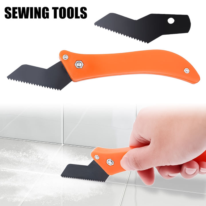 Professional Ceramic Tile Gap Repair Tool Serrated Hook Blade Cleaning ...