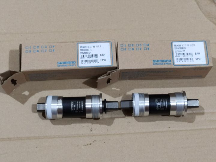 Shimano BB-UN300 110mm/113mm/117.5mm/123mm. Bottom Bracket Square Type ...